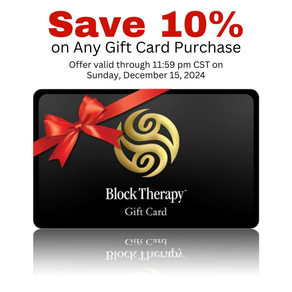 Block Therapy Gift Card – Block Therapy