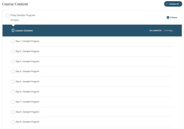 Sampler Program | Block Therapy
